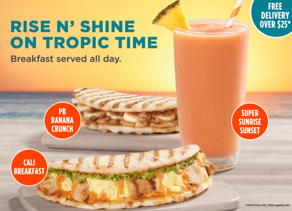 Tropical Smoothie Cafe Menu Prices + Free Smoothie Offer (2024)