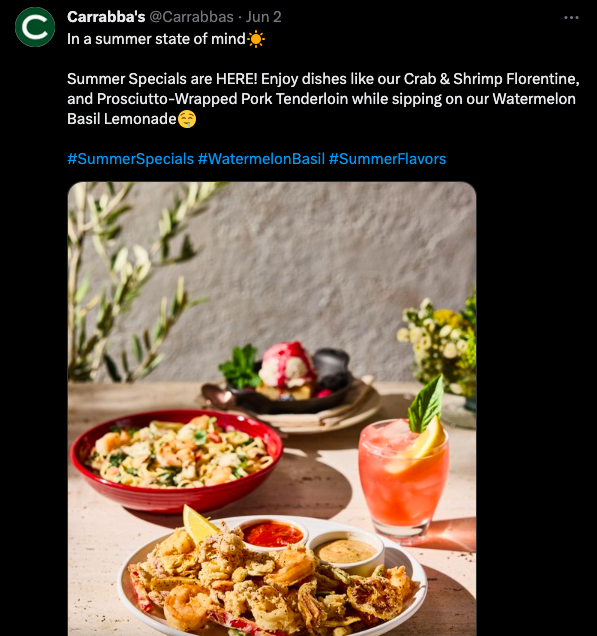 Carrabba's Italian Grill Menu Prices + Free Calamari (2023)